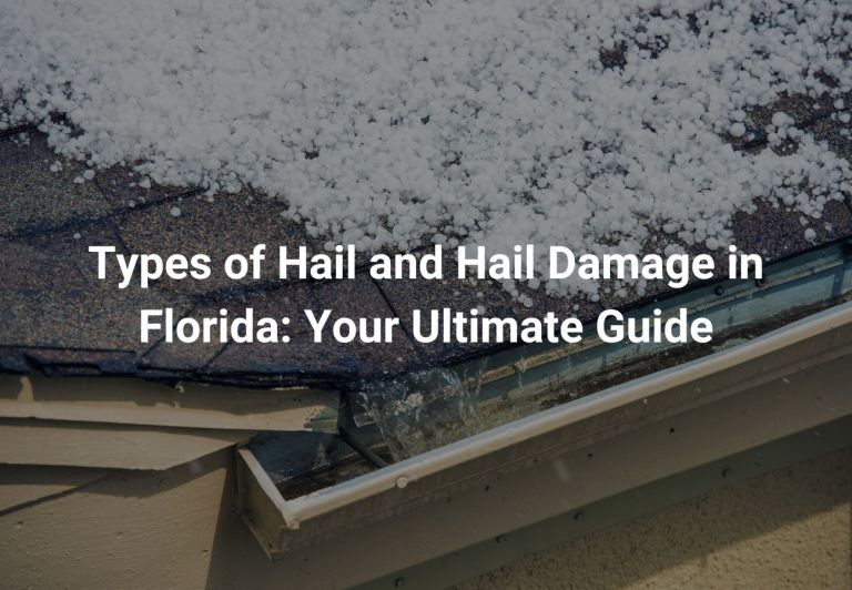 Types of Hail and Hail Damage in Florida